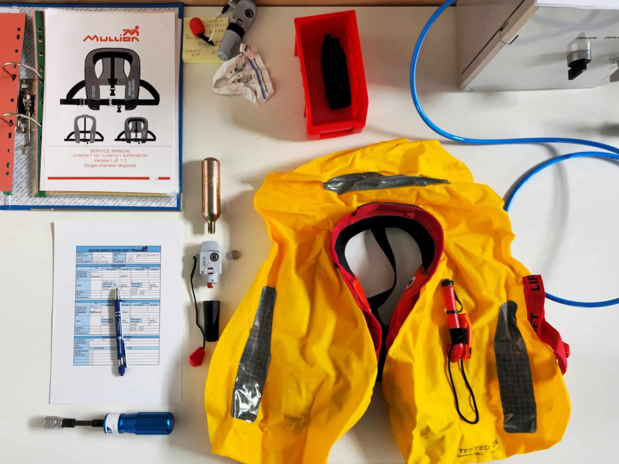 Lifejacket Service - Orcades Marine